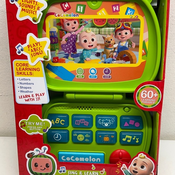 Just Play | Toys | Cocomelon Abc Learning Kids Laptop Toy New | Poshmark